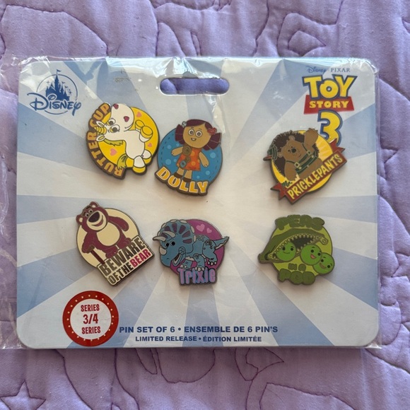Disney | Accessories | Disney Toy Story 3 Character Pin Collection ...